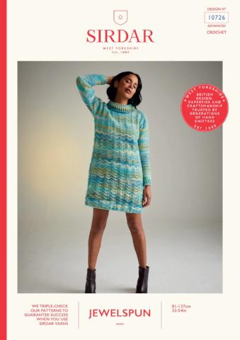 Sirdar 10726 - Wildflower Roll Neck – The Handzon Shop