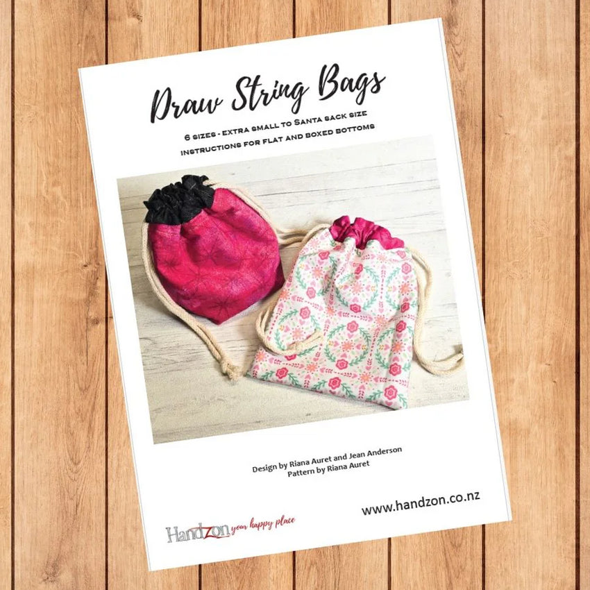 Draw String Bag Pattern – The Handzon Shop