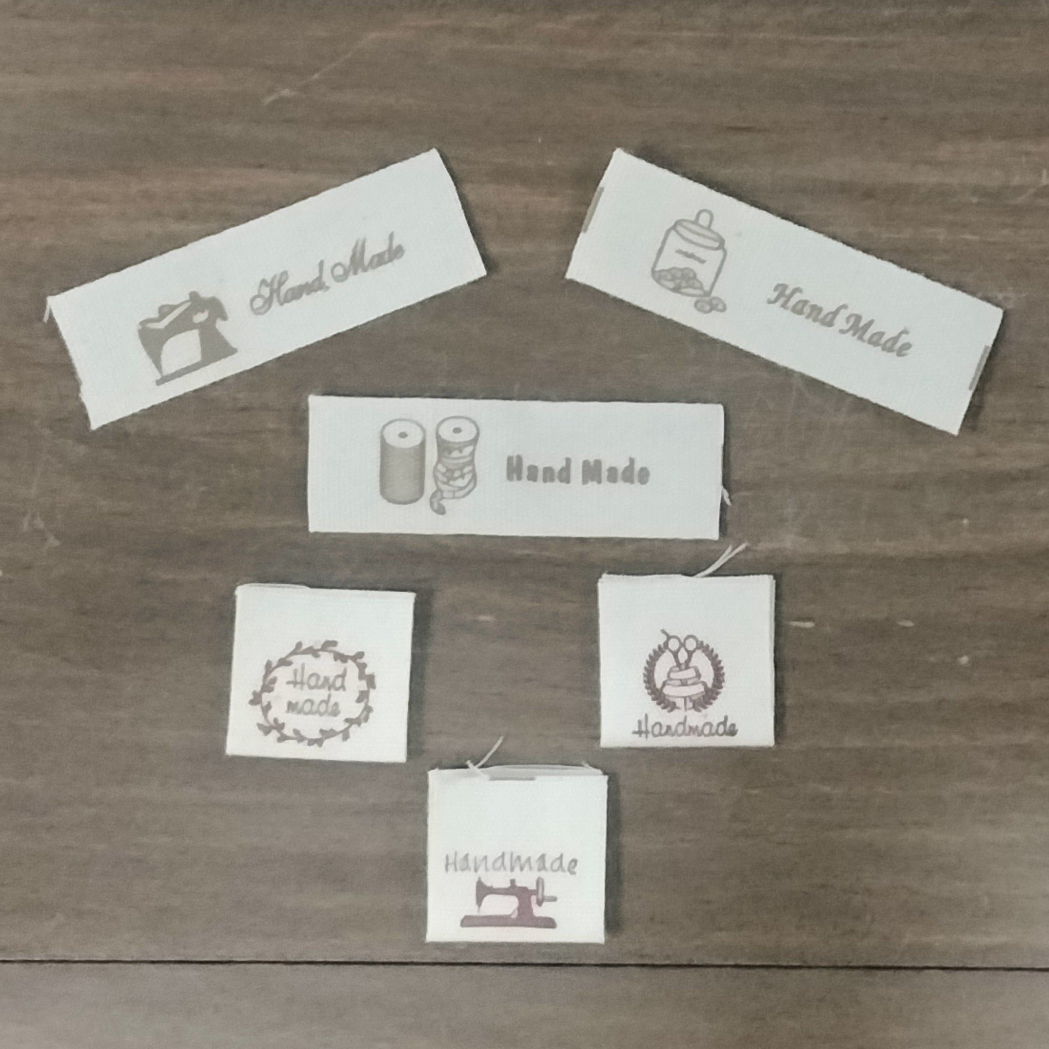 Woven Fabric Sew-in Labels 'Handmade with Love' – The Handzon Shop