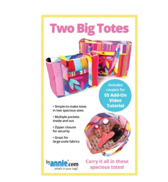 ByAnnie Two Big Totes Pattern – The Handzon Shop
